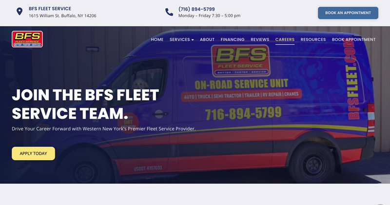 Join Our Fleet & Truck Repair Team | BFS Careers