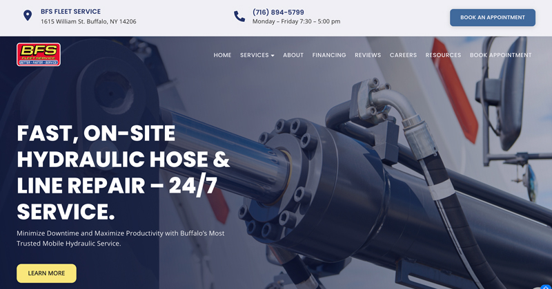 Mobile Hydraulic Hose Repair for Injection Molding | BFS Fleet Service